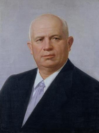 Portrait of Nikita Kruschev Giclee Print | AllPosters.com