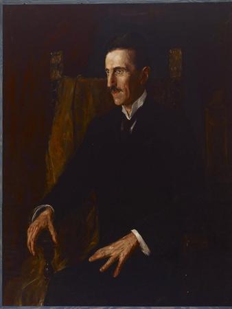 'Portrait of Nikola Tesla (1856-1943)' Giclee Print | AllPosters.com