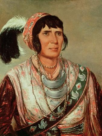 'Portrait of Osceola (1804-38)' Giclee Print - George Catlin ...