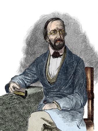 'Portrait of Peter Gustav Dirichlet (1805-1859), German mathematician ...