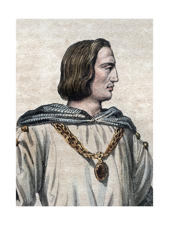 'Portrait of Philip II Augustus (1165-1223), King of France' Giclee ...