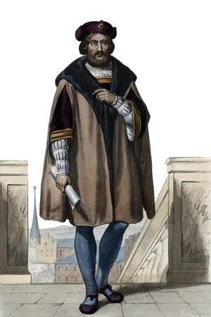 'Portrait of Pierre de Ronsard (1524-1585), French poet' Giclee Print ...