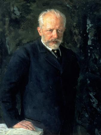 'Portrait of Piotr Ilyich Tchaikovsky (1840-93), Russian Composer, 1893 ...