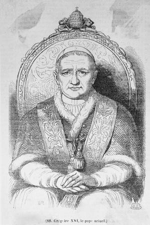 'Portrait of Pope Gregory XVI' Giclee Print | AllPosters.com