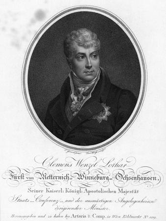 'Portrait of Prince Clemens Metternich' Giclee Print | AllPosters.com