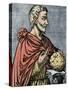 Portrait of Pythagoras (Pythagoras), Greek Philosopher, Mathematician ...