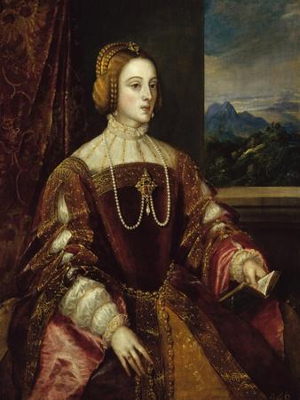 'Portrait of Queen Isabel of Portugal' Giclee Print - Titian (Tiziano ...