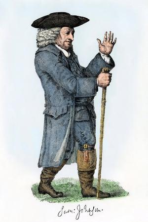 'Portrait of Samuel Johnson (1709-1784), known as Doctor Johnson ...