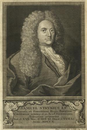 Portrait of Samuel Stryk (1640-1710) Giclee Print | AllPosters.com