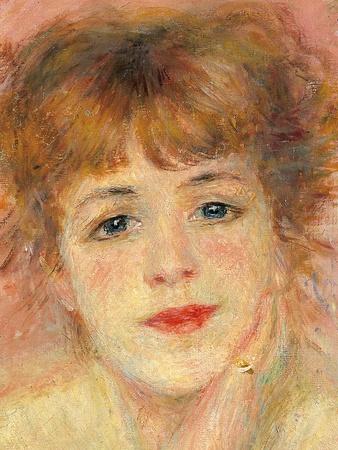 'Portrait of the Actress Jeanne Samary' Print - Pierre-Auguste Renoir ...