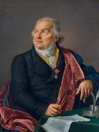 'Portrait of the Architect Giuseppe Valadier (1762-1839) , 1827' Giclee ...