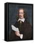 Portrait of the Chief Father Edward Winslow (1595-1655), Holding a ...