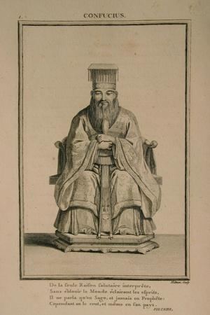 'Portrait of the Chinese thinker and social philosopher Confucius, 1788 ...