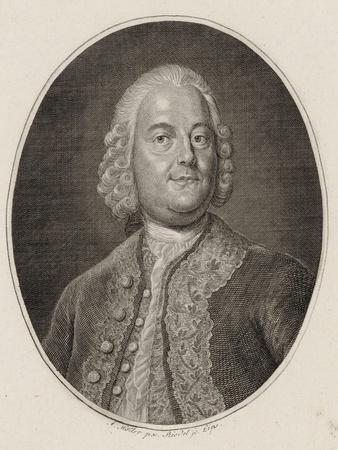 Portrait of the composer and singer Carl Heinrich Graun (1704-1759 ...