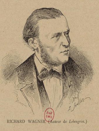 'Portrait of the Composer Richard Wagner (1813-1883), 1891' Giclee ...