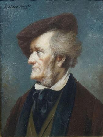 Portrait of the Composer Richard Wagner (1813-1883) Giclee Print ...
