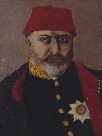 'Portrait of the Ottoman Sultan, Abdel Aziz (1861-76)' Giclee Print ...