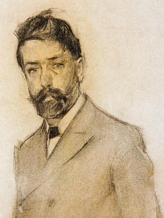 'Portrait of the Painter Lluis Graner (1863-1929), Detail, 1899-1905 ...