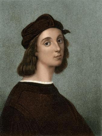 'Portrait of the Painter Raphael (Raffaello Sanzio or Santi 1483-1520 ...