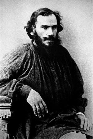 'Portrait of the Russian Writer Leon Tolstoi (Tolstoy) (1828-1910 ...