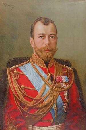 'Portrait of Tsar Nicholas II' Giclee Print | AllPosters.com