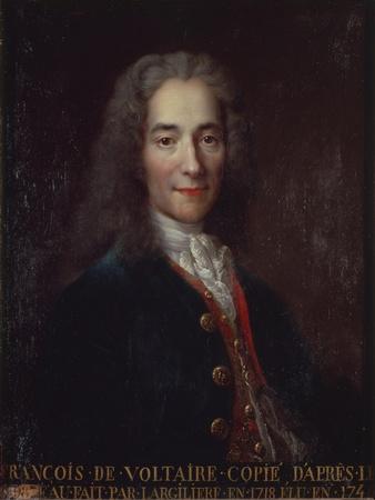 'Portrait of Voltaire' Giclee Print - Catherine Lusurier | AllPosters.com