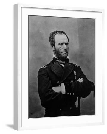 'Portrait of William Tecumseh Sherman, Union General During the Civil War' Photographic Print ...