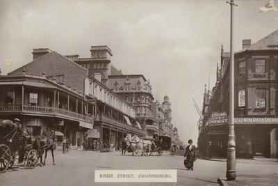 'Postcard Depicting Rissik Street in Johannesburg' Photographic Print ...