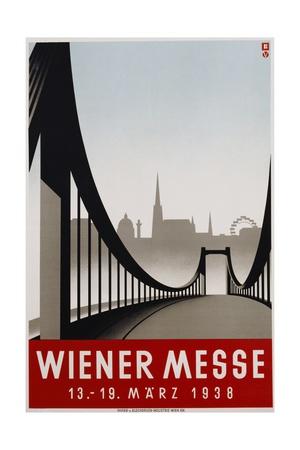 'Poster Advertisement for Wiener Messe Trade Fair' Giclee Print ...
