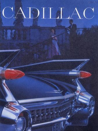 'Poster Advertising a Cadillac, 1959' Giclee Print | AllPosters.com