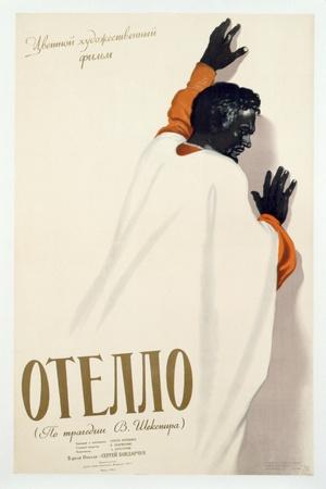 'Poster Advertising a Production of 'Othello', 1956' Giclee Print | AllPosters.com