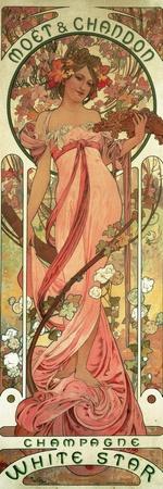 'Poster Advertising 'Moet and Chandon White Star' Champagne, 1899 ...