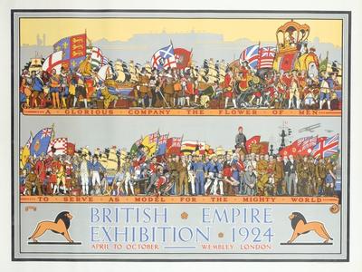 'Poster Advertising the British Empire Exhibition, 1924' Giclee Print ...