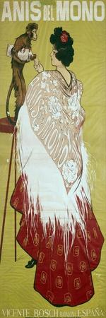 'Poster Anis del Mono' Giclee Print - Ramon Casas | AllPosters.com