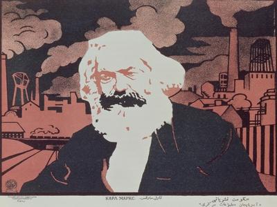 'Poster Depicting Karl Marx' Giclee Print | AllPosters.com
