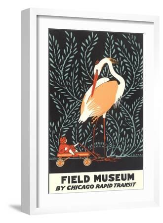 'Poster for Field Museum with Giant Heron' Poster | AllPosters.com