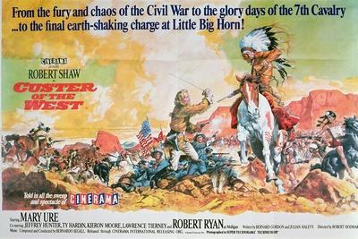 'Poster for the Film 'Custer of the West' Directed by Robert Siodmak ...