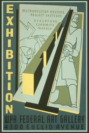 Poster for Wpa Art Exhibition | AllPosters.com