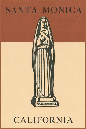 Poster of Santa Monica Statue Prints | AllPosters.com