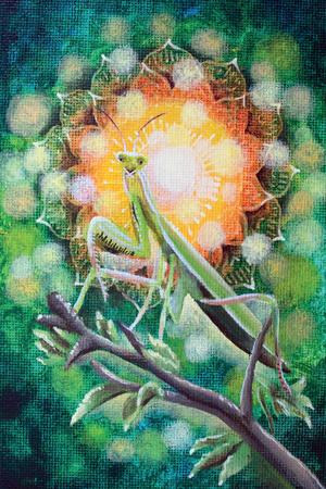 'Praying Mantis' Print - Verena Wild | AllPosters.com