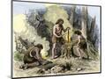 Prehistory: Discovered the Manufacture of Fire by Prehistoric Men Homo ...