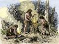 'Prehistory: Discovered the Manufacture of Fire by Prehistoric Men Homo ...