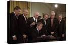 President George W. Bush Signs the Usa Patriot Act on Oct. 26,2001 ...