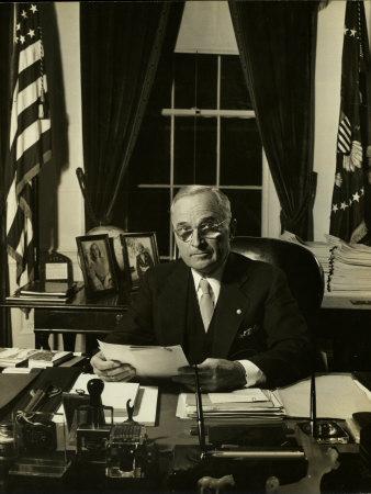 'President Harry S. Truman' Photographic Print - Gjon Mili | AllPosters.com