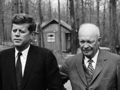 'President John F. Kennedy Meeting with Former President Dwight ...
