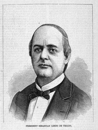 'President Sebastian Lerdo De Tejada.' Giclee Print | AllPosters.com