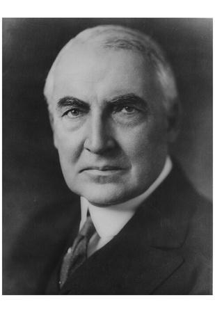 'President Warren Harding (Portrait) Art Poster Print' Prints ...
