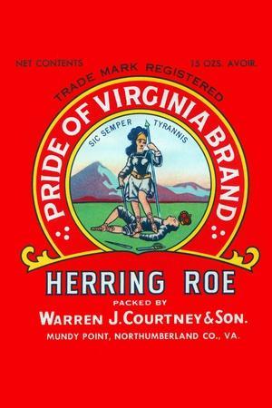 'Pride of Virginia Herring Roe' Posters | AllPosters.com