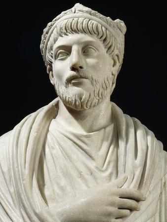 'Priest of Serapis Wearing Pallium and Sacerdotal Crown Statue' Giclee ...