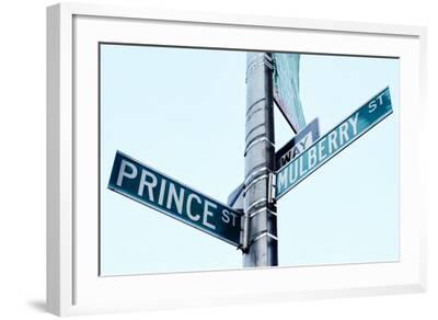 'Prince and Mulberry Street Signs, Little Italy, New York City ...